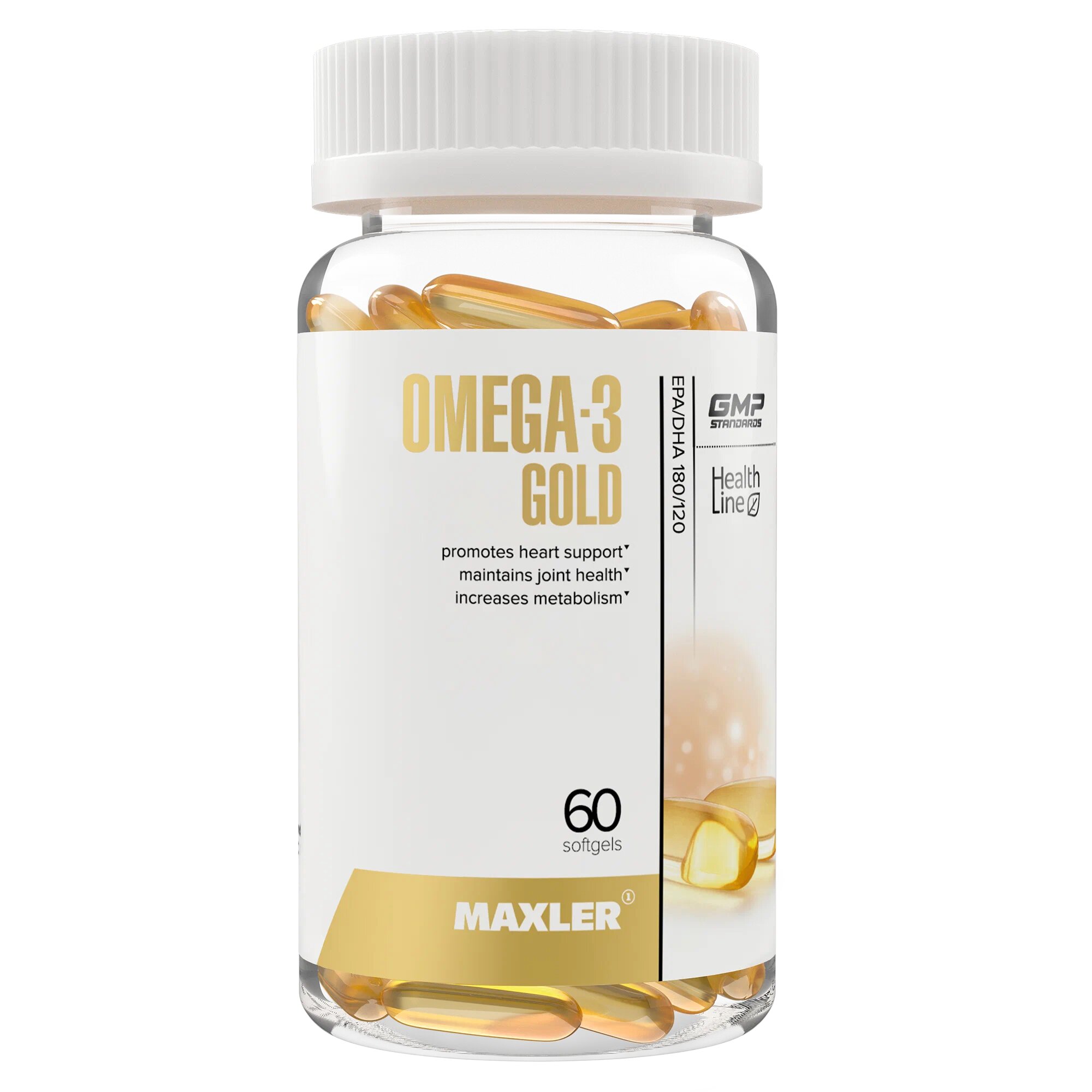 Омега-3 Голд Maxler Omega-3 Gold 60 шт (USA)