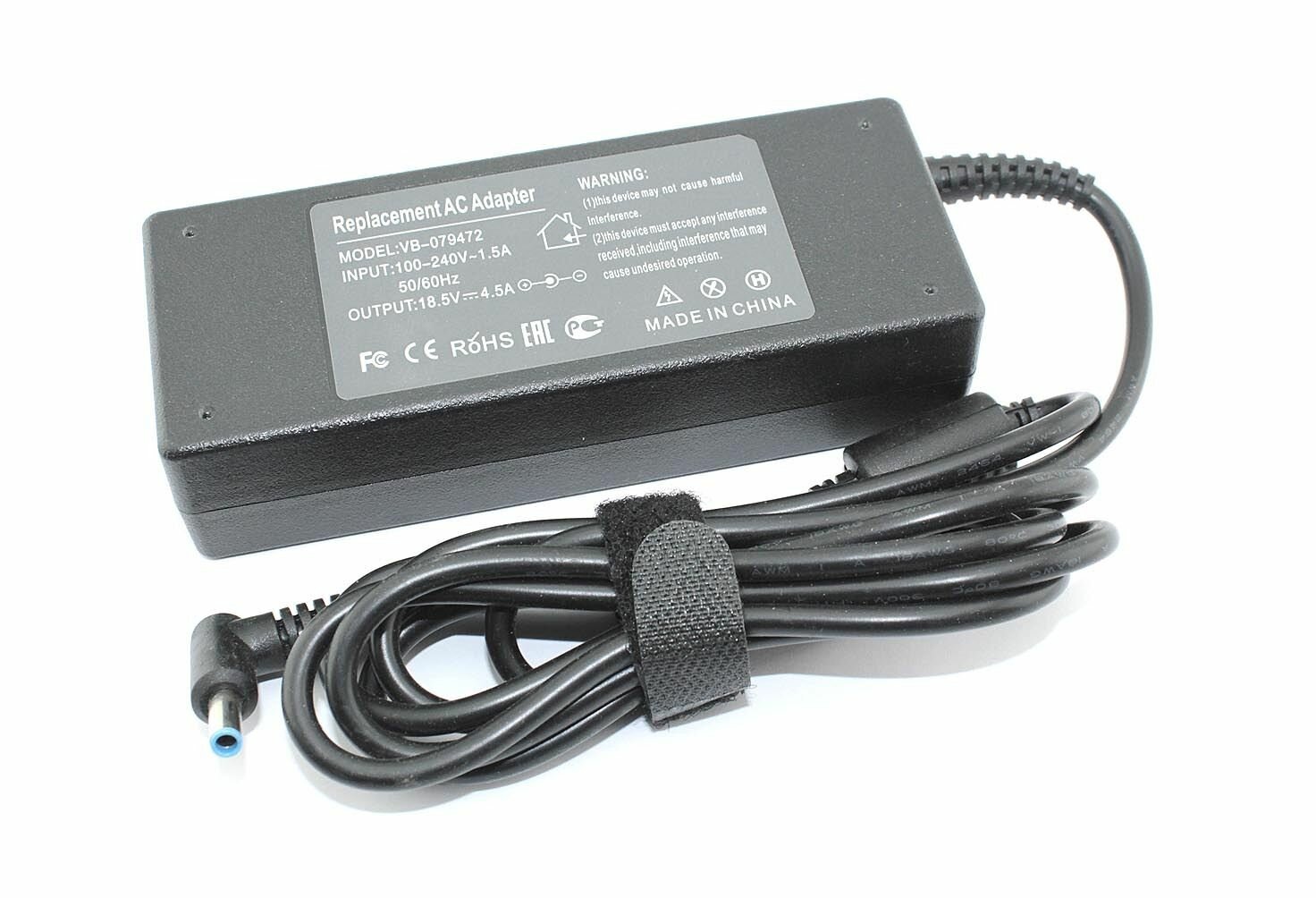 Блок питания (сетевой адаптер) для ноутбуков HP 18.5V 4.5A 4pin female 83W