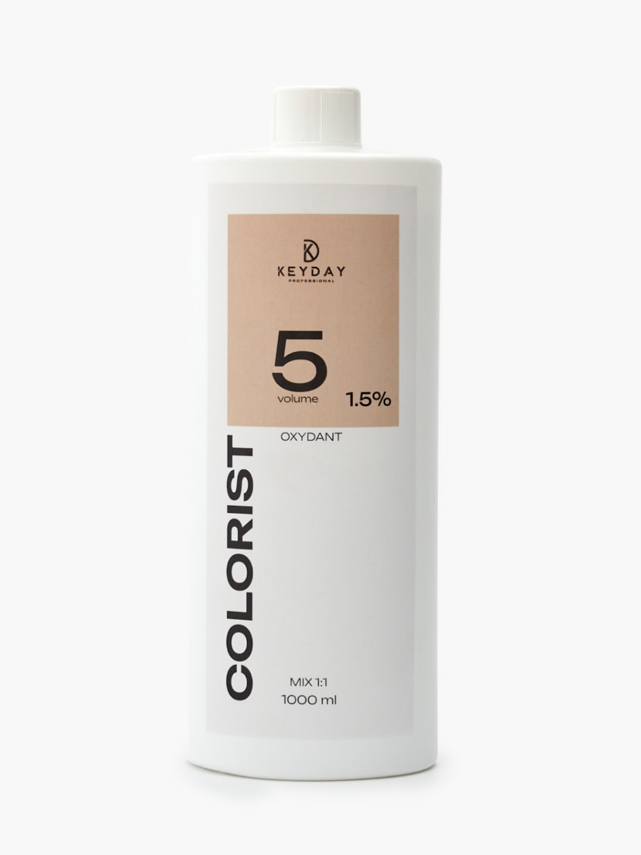 Оксидант для окрашивания волос 1.5% VOL 5 Keyday Colorist, 1000 мл
