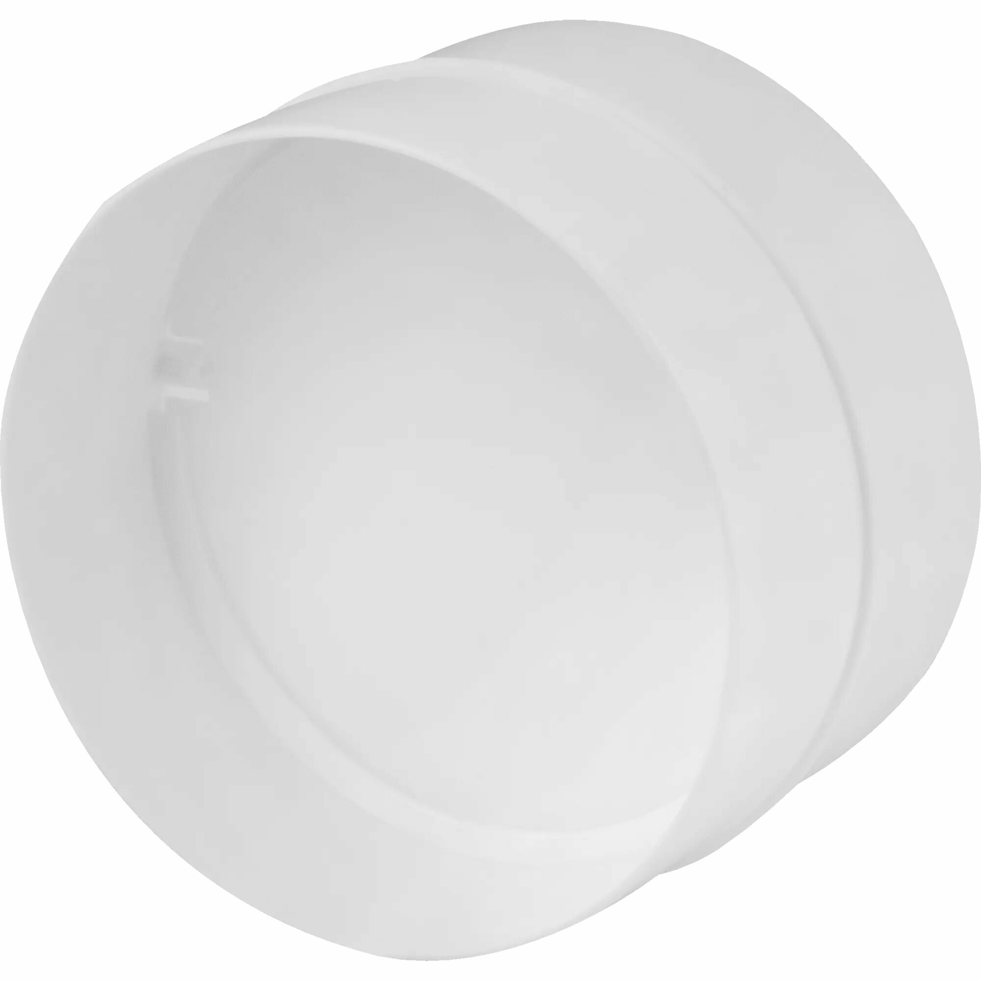 Equation соединитель для круглых воздуховодов с обратным клапаном, пластиковый D100 мм