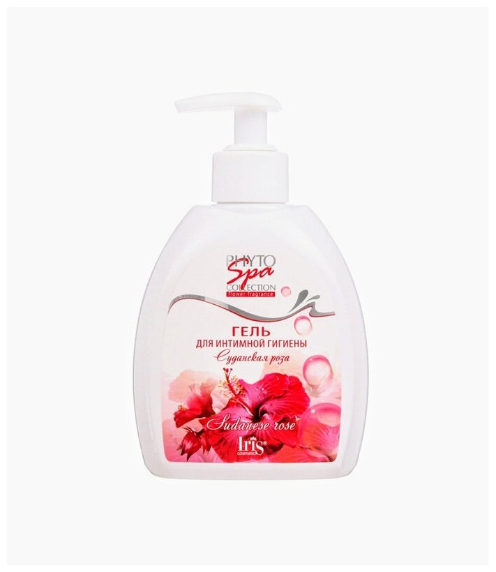 Iris cosmetic phyto spa collection flower fragrance гель для интимной гигиены суданская роза 300мл фл