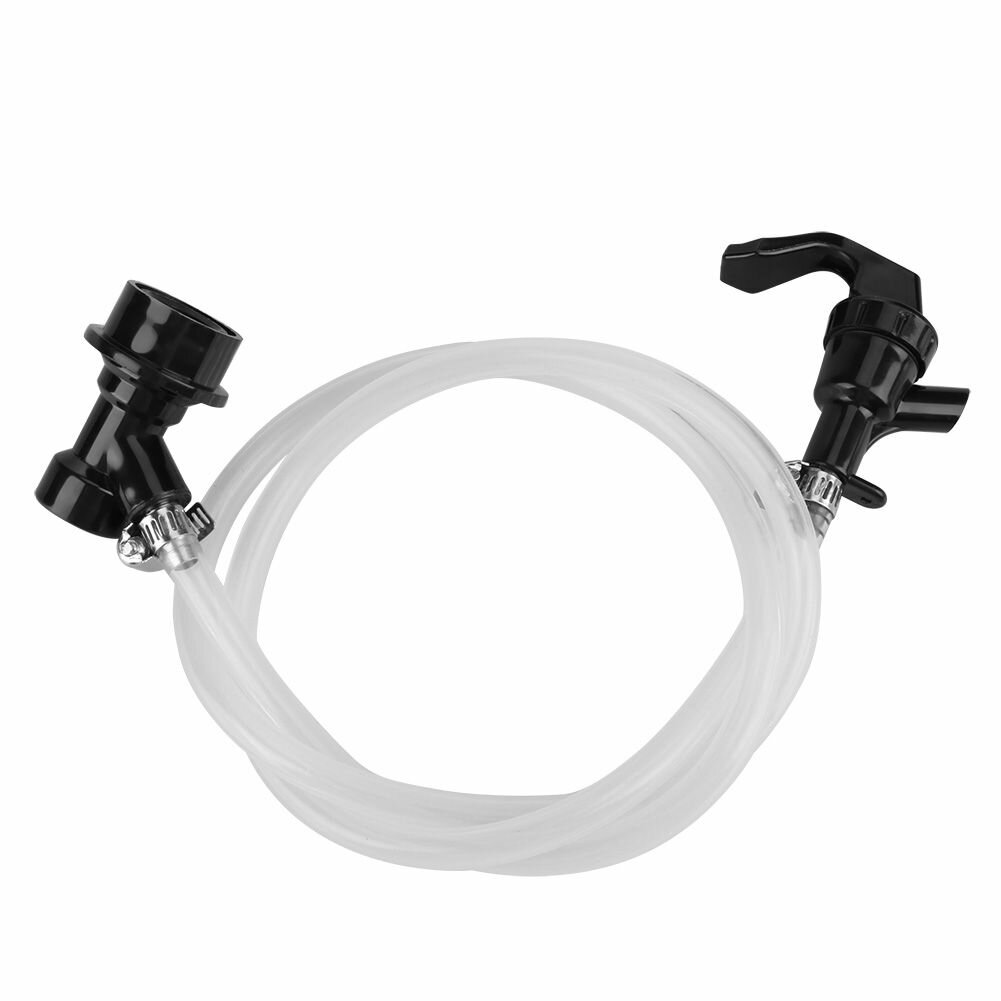 Линия для пива длиной 100 см с краном для пикника и шаровым замком для пивного бочонка