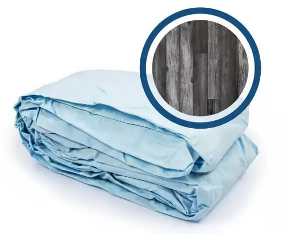 Чаша Bestway 366x100 см 43138 P05454, цвет: серое дерево, 43138лайнер для каркасных бассейнов