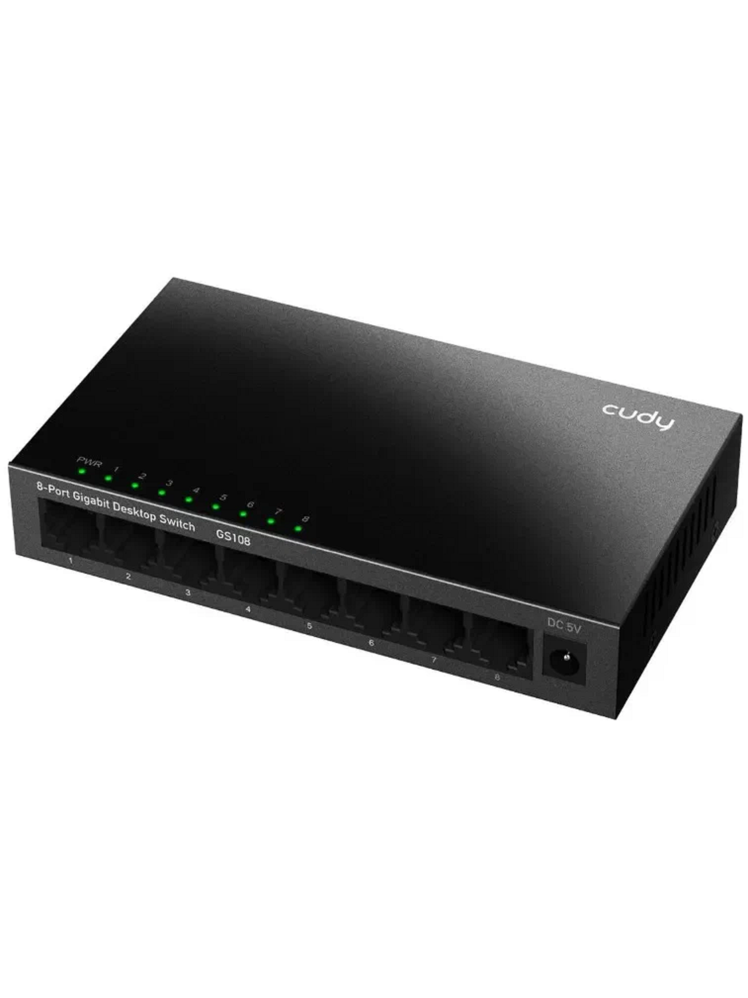 Коммутатор неуправляемый Cudy GS108 8-Port Gigabit Metal Switch
