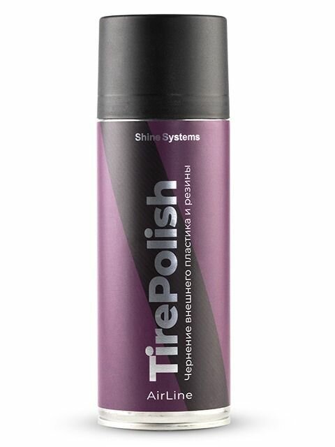 Чернение внешнего пластика и резины Shine Systems AirLine TirePolish 400 мл