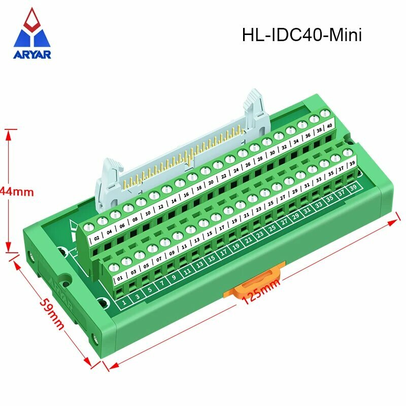 ARYAR IDC40 разъем для DIN-рейки