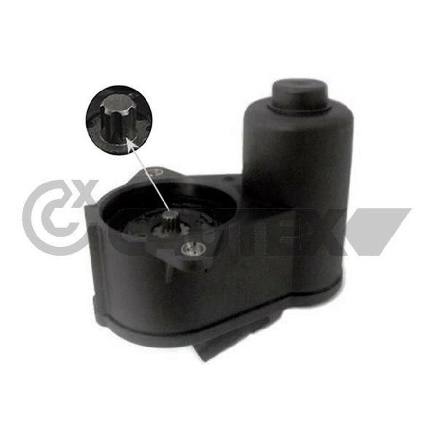 CAUTEX 758927 Электродвигатель стояночного тормоза (12 зубьев) AUDI Q3 11- \ Passat (B6/B7) 05-15, CC 08-17, Sharan 10-, Tiguan 07-16 \ SEAT Alhambra 10-