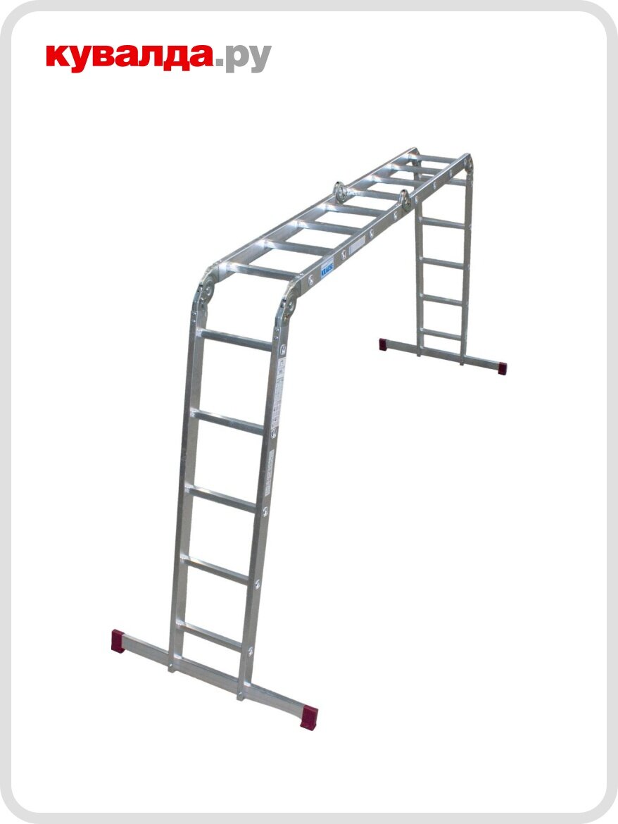 Лестница-трансформер KRAUSE CORDA 2х4 2х5 шарнирная, универсальная