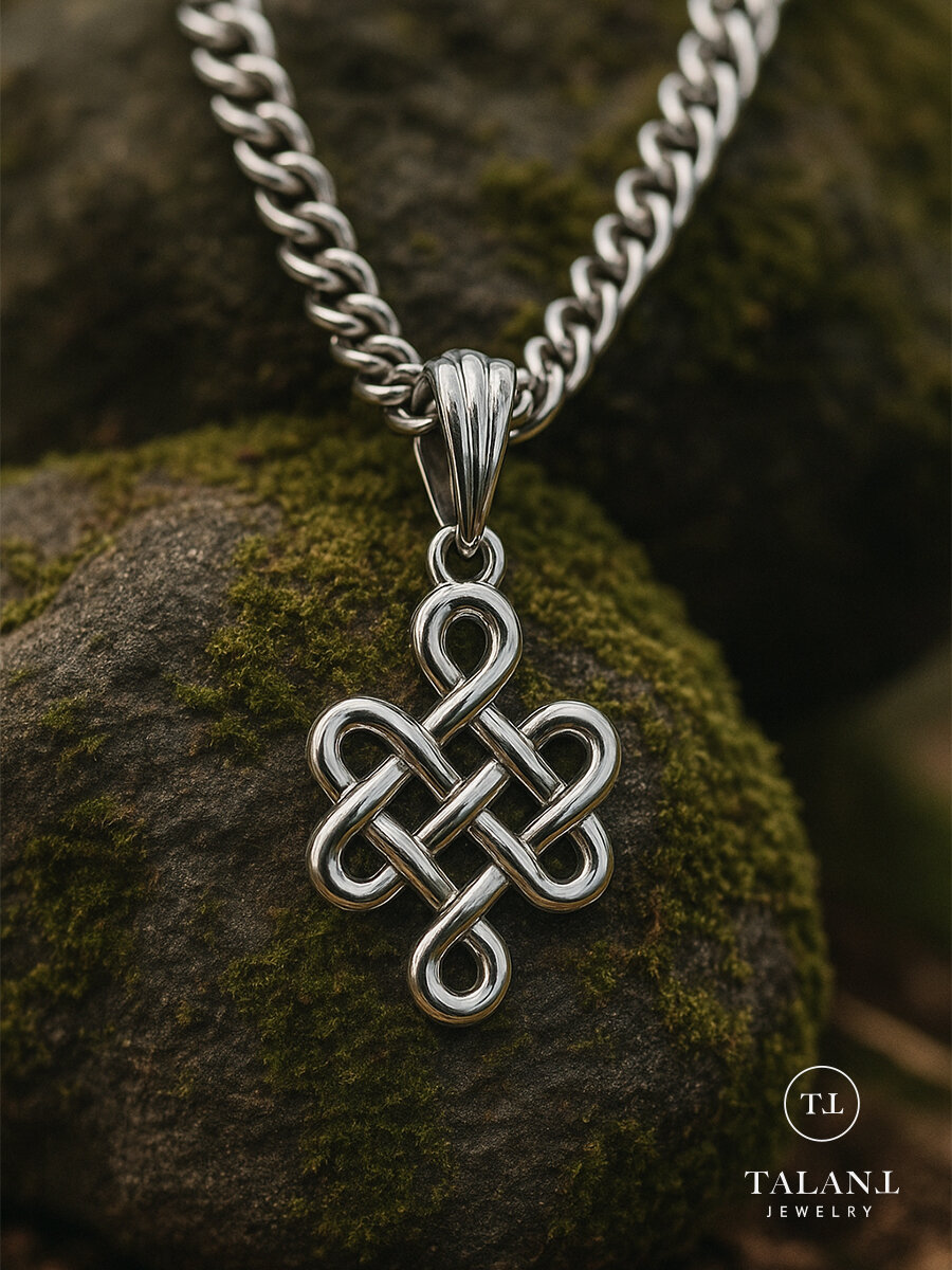 Подвеска TALANT, серебро, 925 проба, родирование