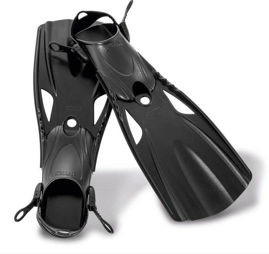 Ласты Intex Super Sport 55635, для плавания, пластик, размер 41-45