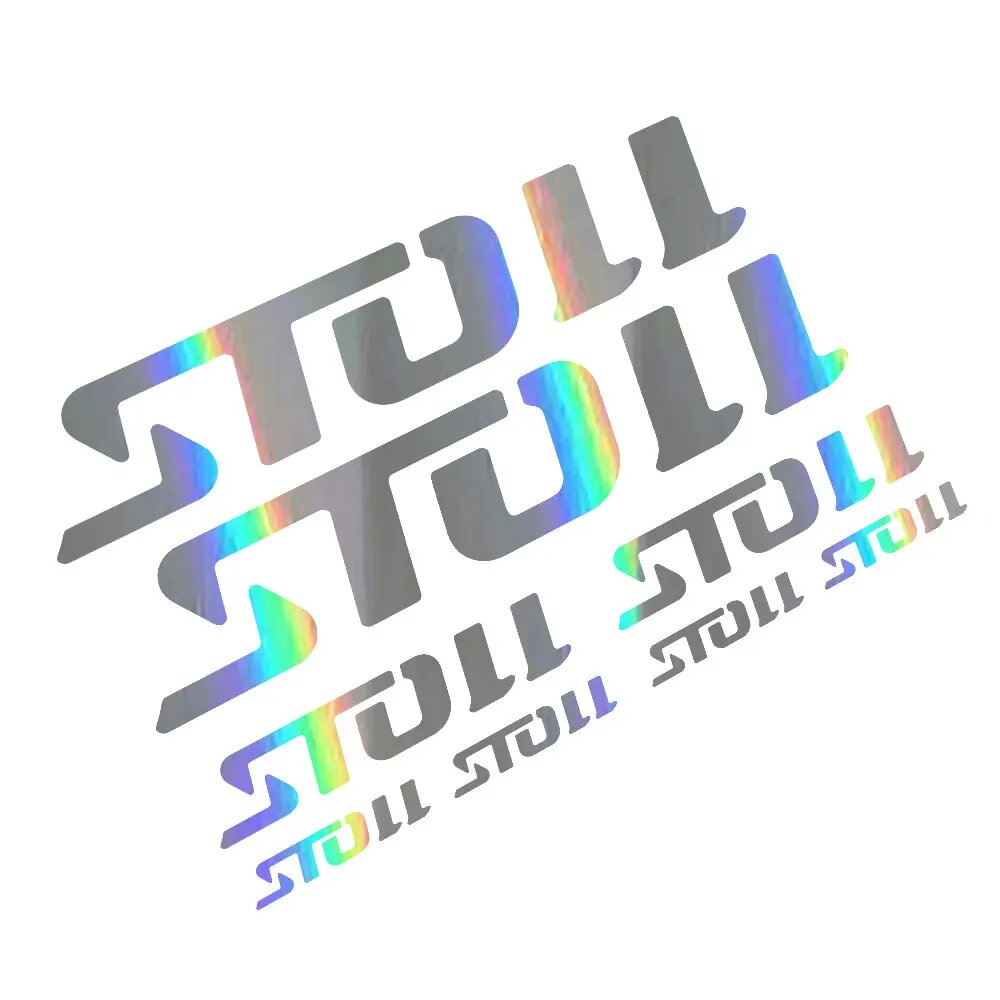 Набор наклеек на раму велосипеда Stoll, набор наклеек для велосипеда Mtb Bmx, дорожного горного велосипеда Laser Silver