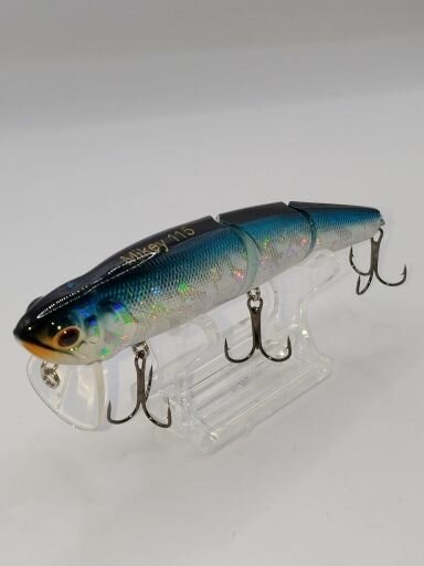 Воблер Jackall Mikey 115mm, 20.5g, плавающий, свимбейт, для ловли хищника