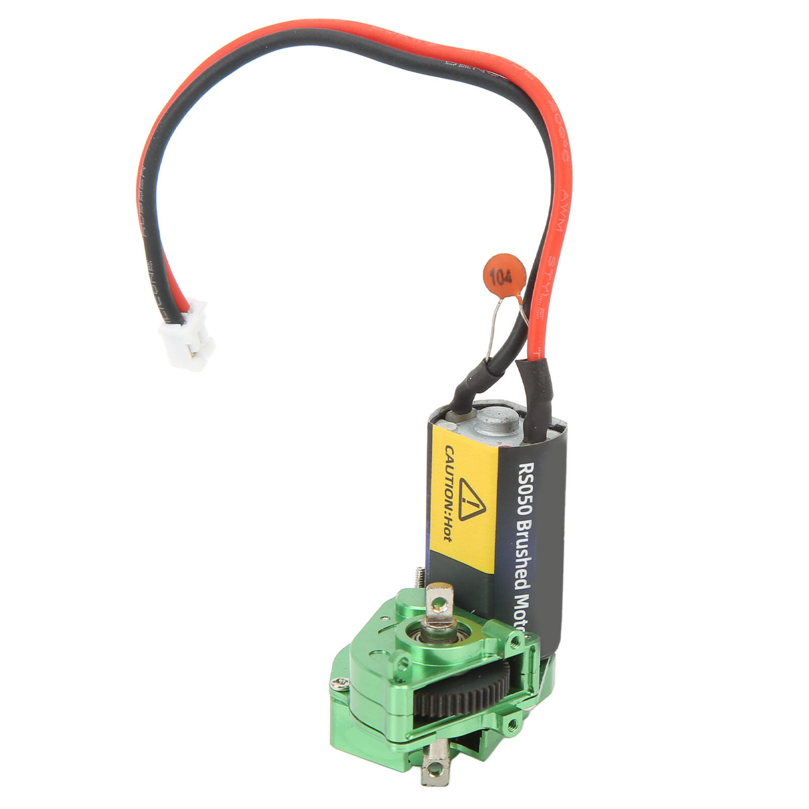 Корпус редуктора Hobbyfans с 66-зубчатым коллекторным мотором, алюминиевый сплав, детали для радиоуправляемой машины Axial SCX24 1/24, зеленый