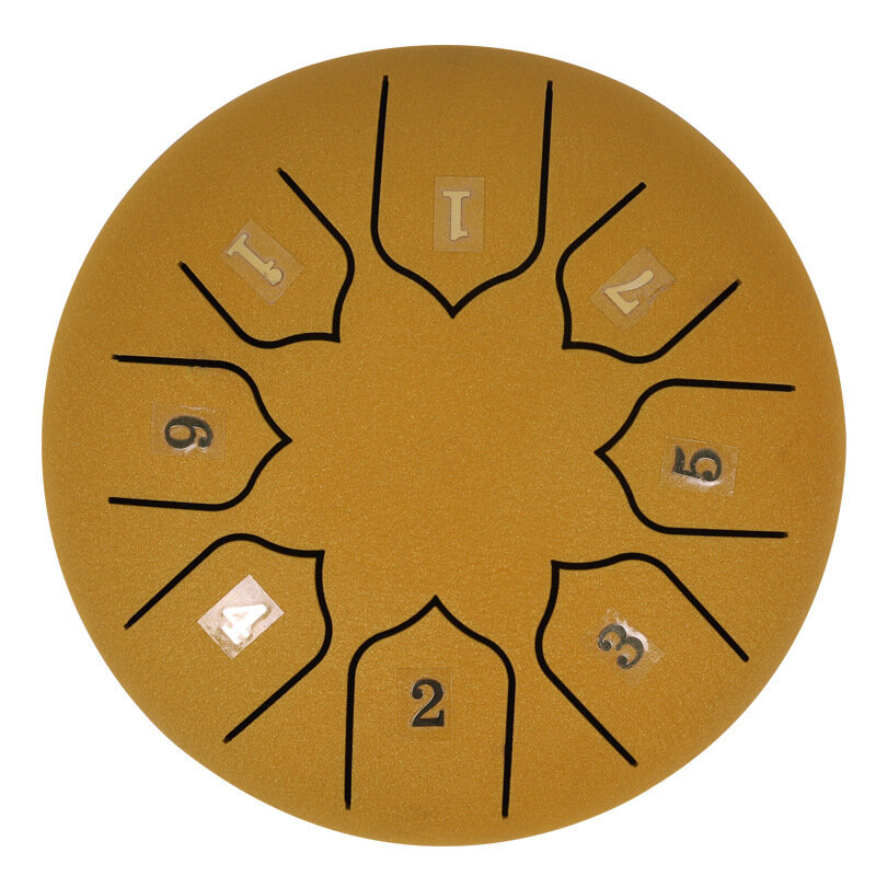 Музыкальный инструмент Эфирный барабан 6 дюймов 8-тональный/11-тональный Эфирный барабан C-клавиша Ручная цимбала Стальной язычковый барабан Детский музыкальный инструмент Эксклюзивный кросс-бордер