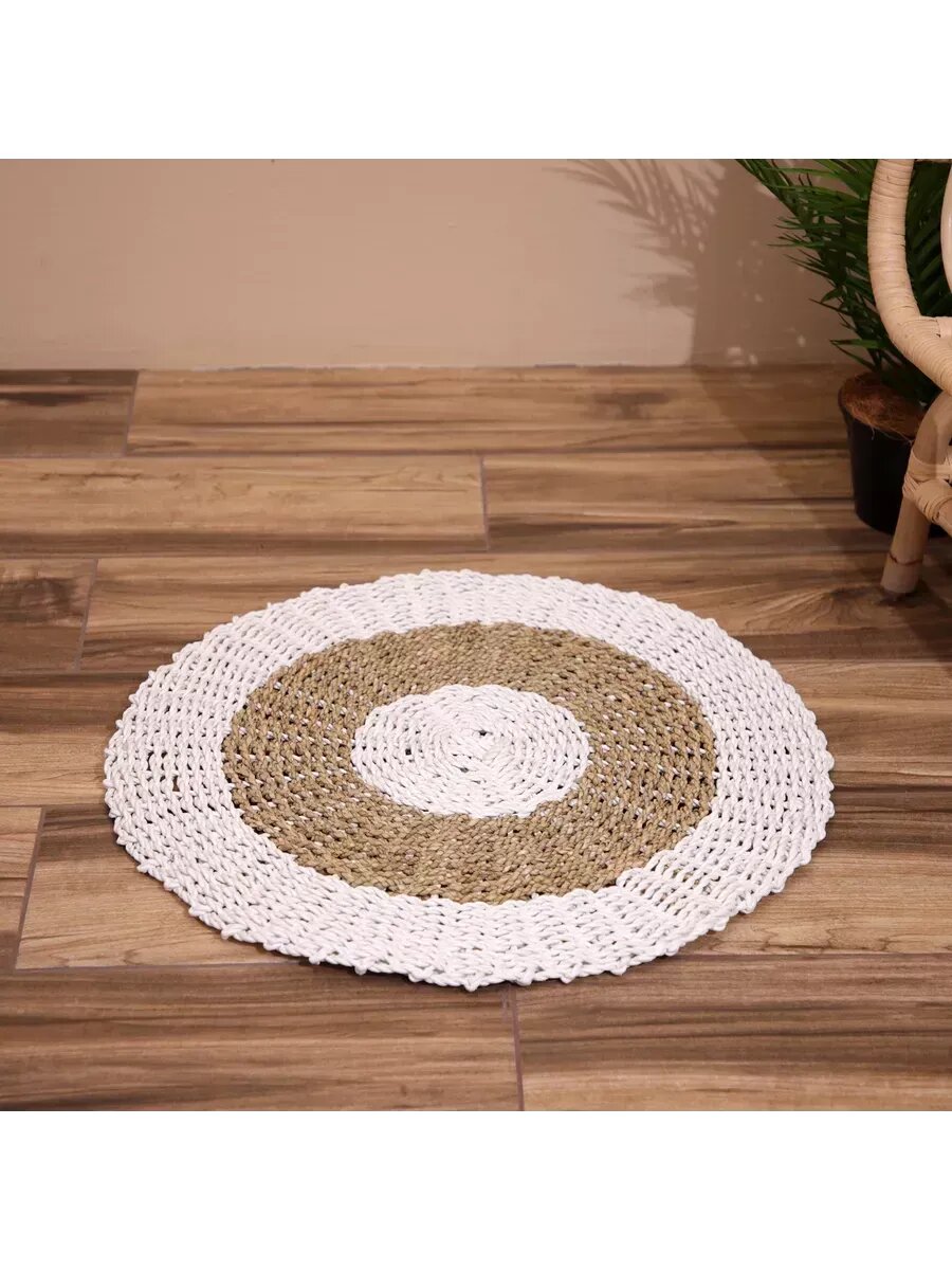 Коврик плетёный круглый 60 см