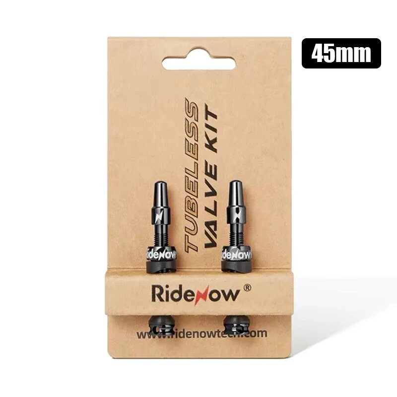 Велосипедные клапаны Ridenow Presta 45/65/85/110 мм 45mm black