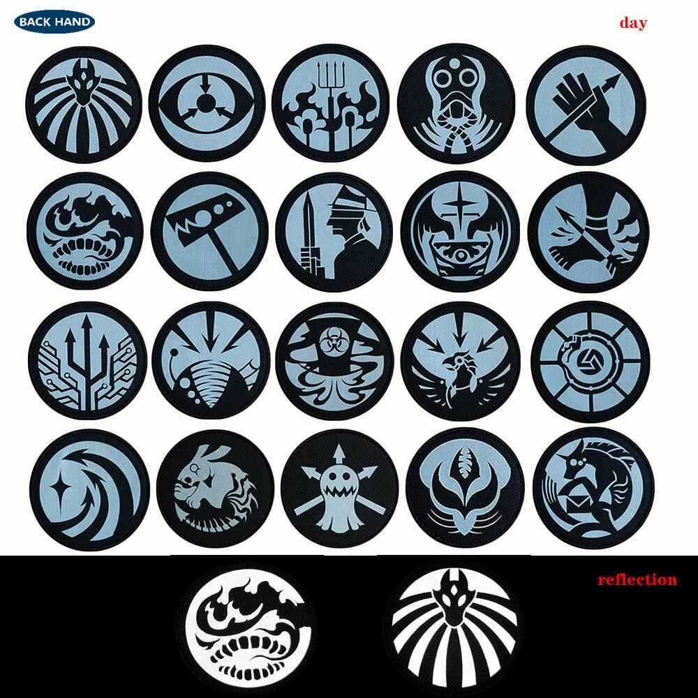 Шеврон на липучке нашивка на одежду Фонд SCP Светоотражающая липучка