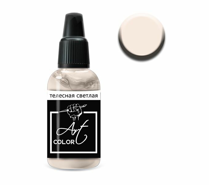 FM03 Краска акриловая Pacific88 серии Flesh modulation цвет Телесная светлая (Ligth skin), 10 мл