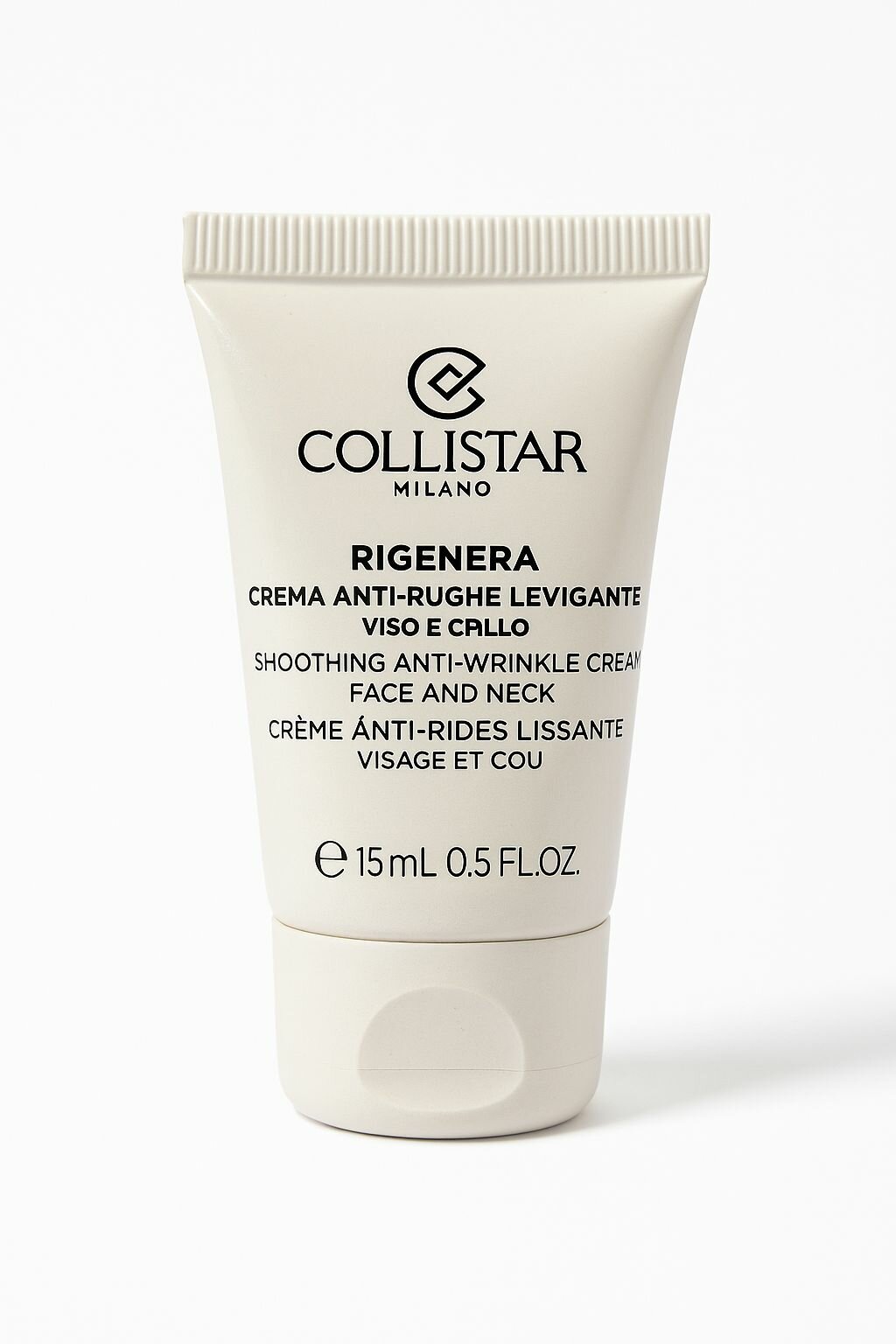 Collistar - Rigenera Smoothing Anti Wrinkle Cream Face And Neck Крем для лица и шеи против морщин (миниатюра) 15 мл