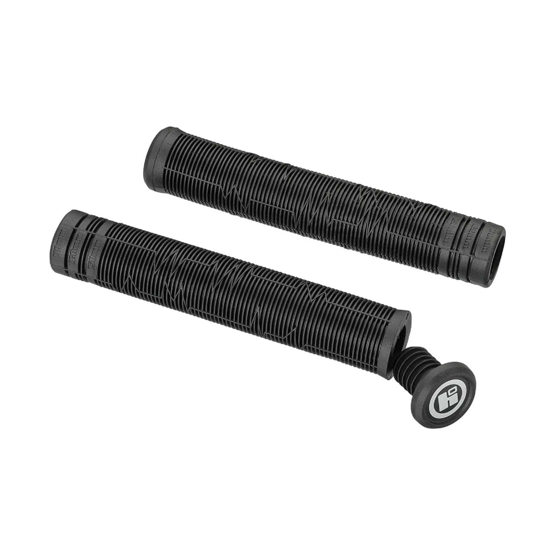 Грипсы Hipe H05 Black, двухцветные, мягкий компаунд, 30 см, длина 17 см