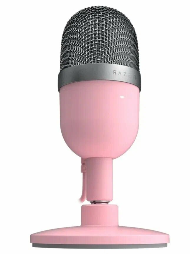 Микрофон Razer Seiren Mini, настольный, конденсаторный, шумоподавление, розовый
