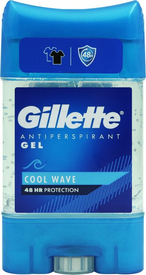 Дезодорант-антиперспирант GILLETTE Cool Wave, гелевый (Польша) 70мл