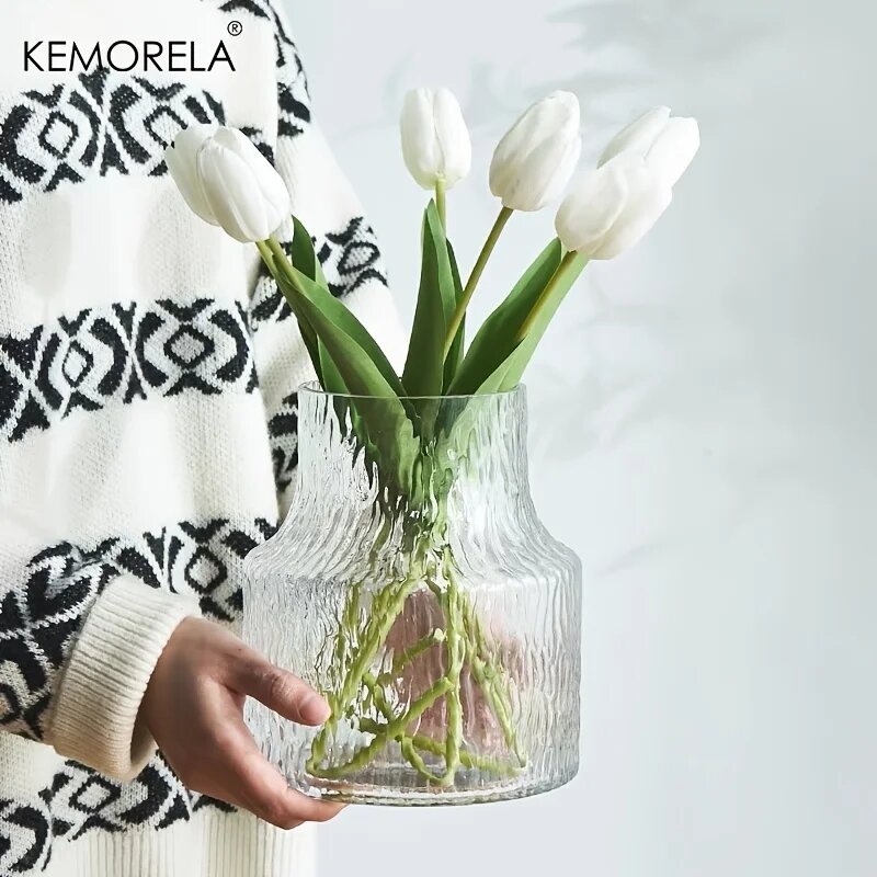 KEMORELA Винтажная стеклянная ваза