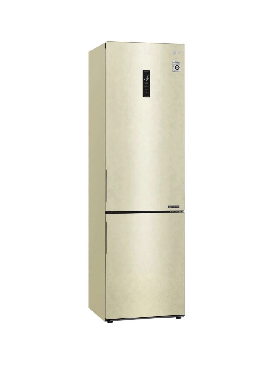 Холодильник LG GA-B509CESL 384 (277/107) л, No Frost, бежевый