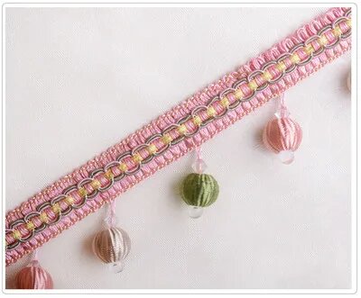 Бахрома с кисточками Coioromls 12 метров 6Yard price, Pink