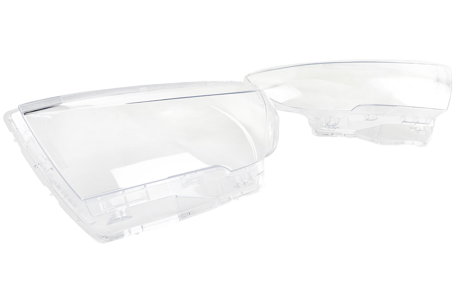 Комплект стекол фар, прозрачное оргстекло, 2 шт на Лада Веста до 2022 г. в.