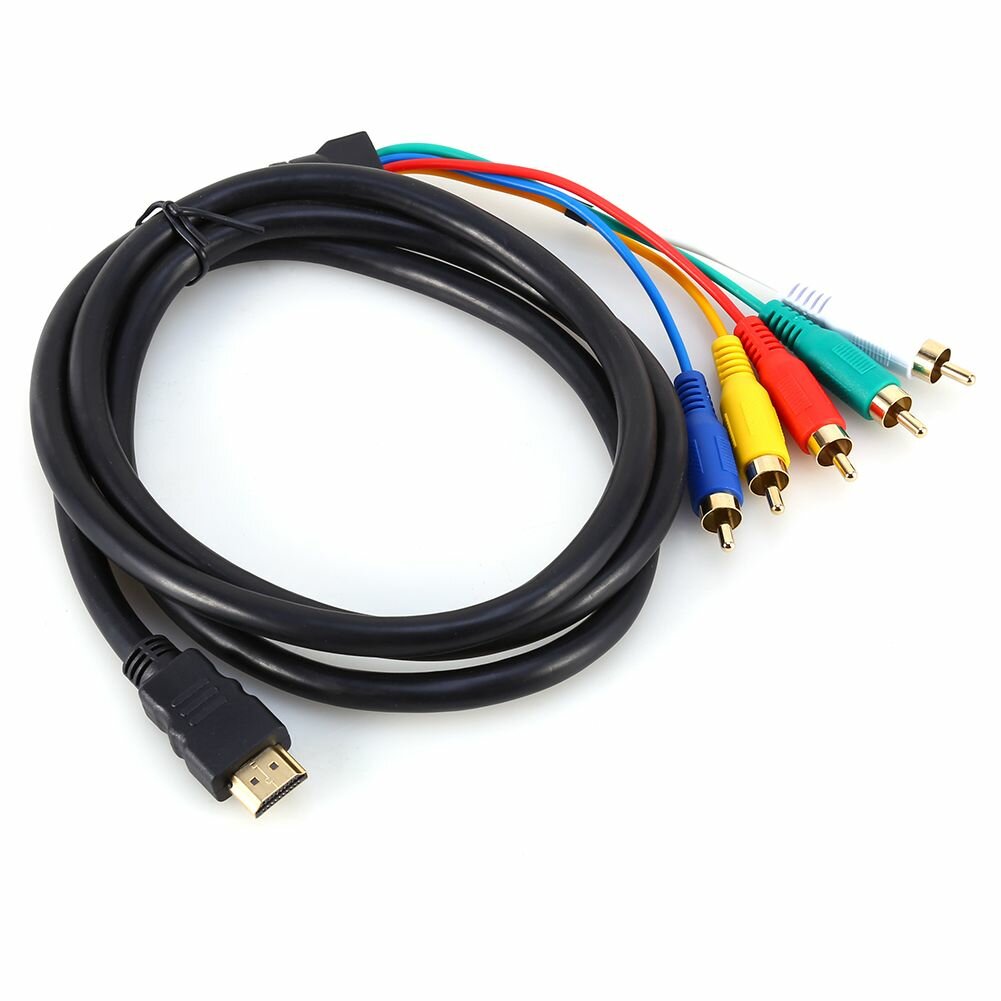 Кабель HDMI to 3RCA 1.5м 1080P конвертер