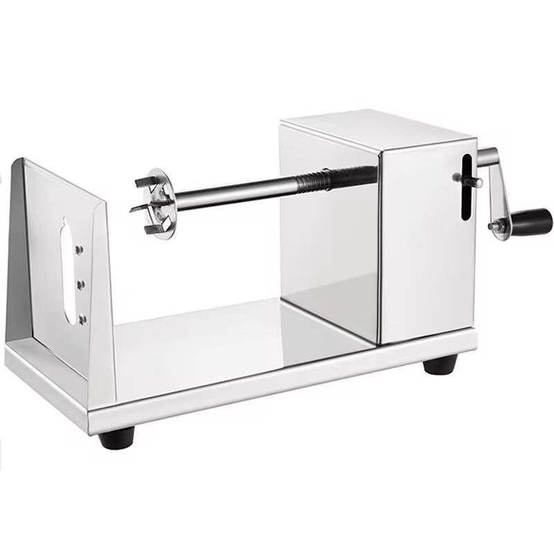 Ручная картофелерезка из нержавеющей стали Прочный кухонный слайсер для картофеля и овощей, компактная и удобная