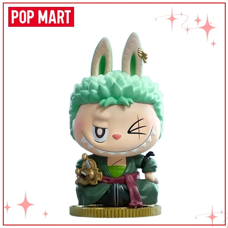 Pop Mart THE MONSTERS Labubu One Piece Фигурки RORONOAZORO
