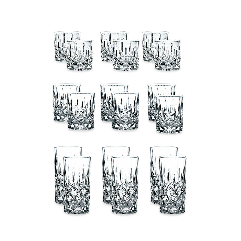 Набор из 18-ти стаканов, хрустальное стекло N101764 Noblesse