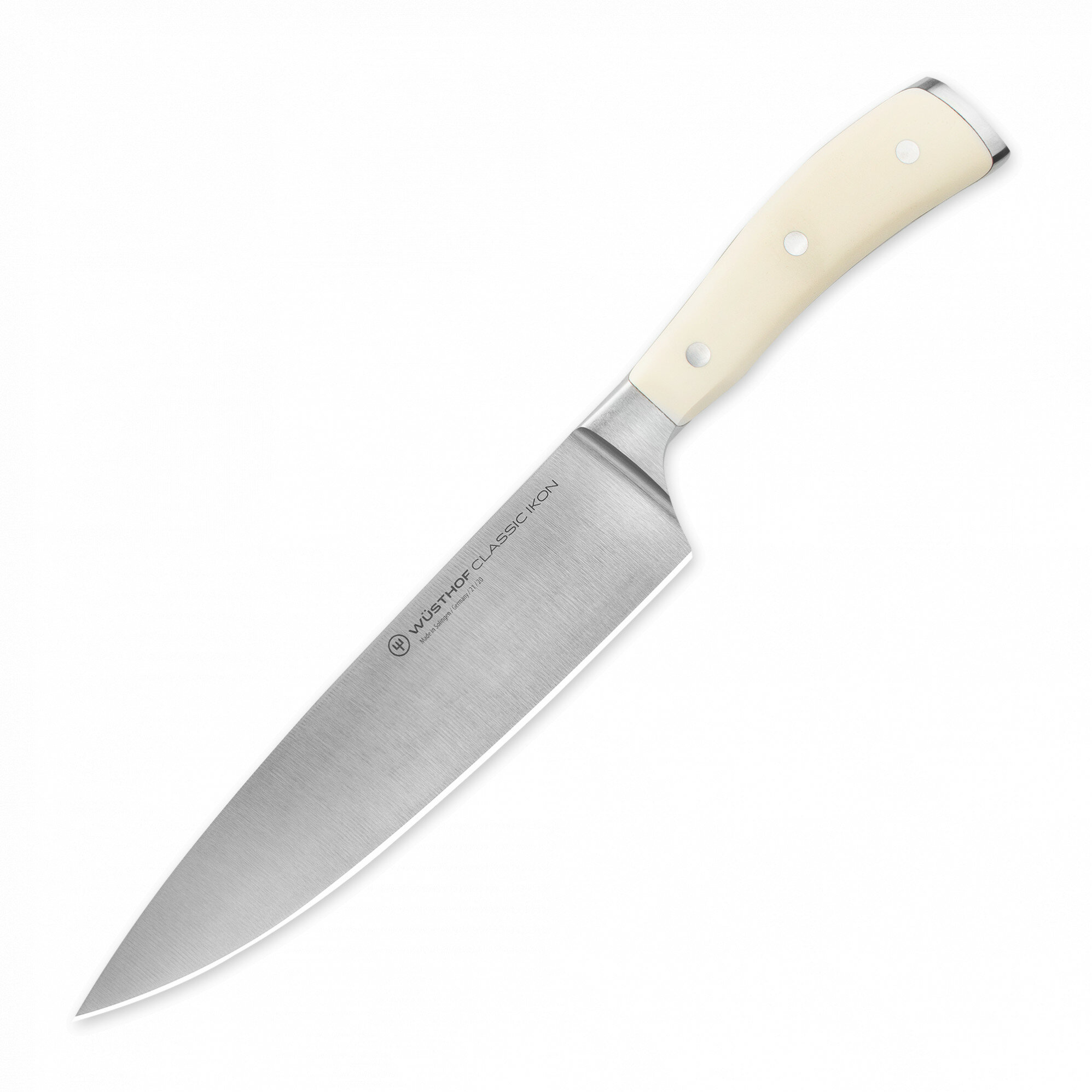 Профессиональный поварской кухонный нож 20 см, серия Ikon Cream White 4596-0/20 WUS WUESTHOF