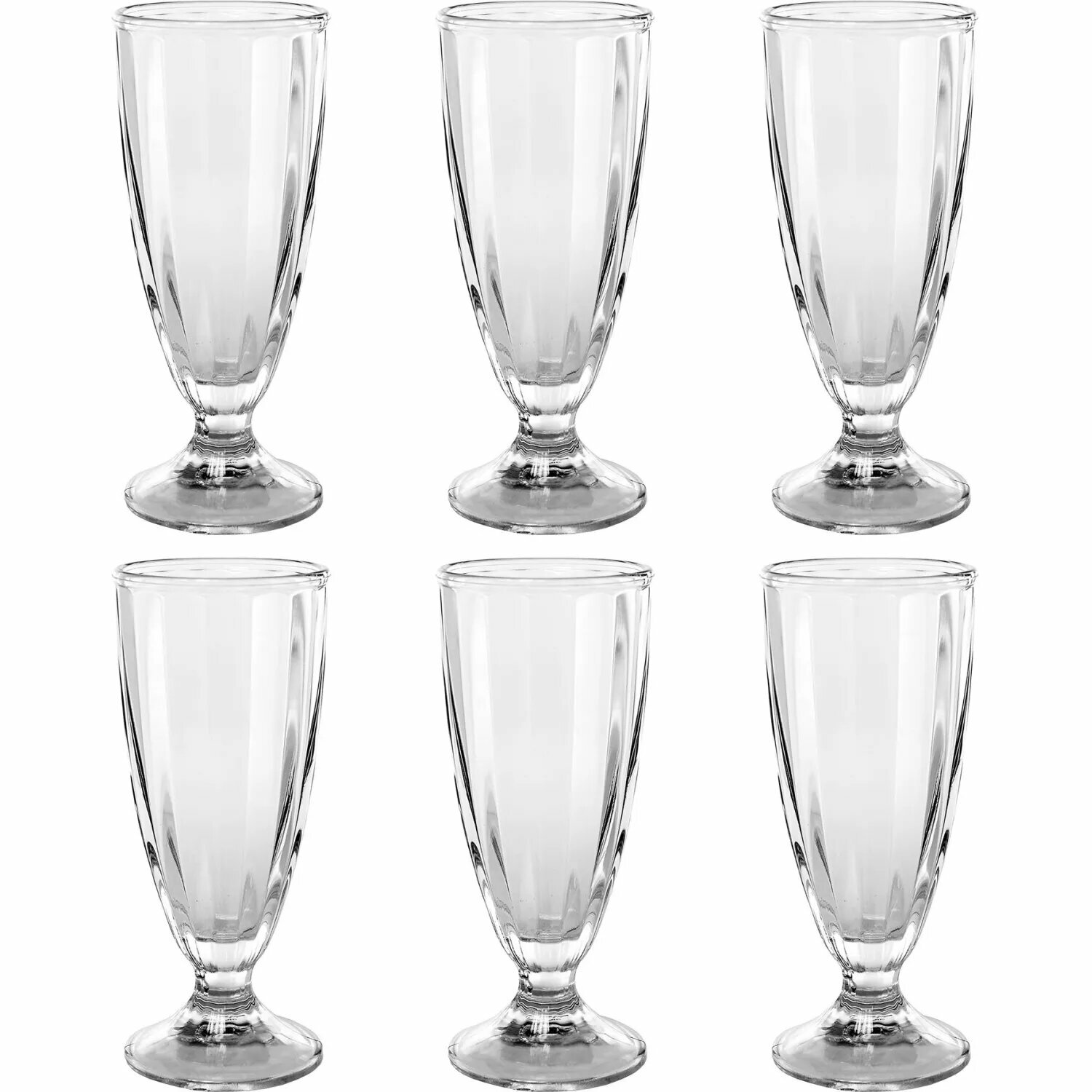 Бокал для кокт. 355 мл Alaska soda cup Milkshake d 8.1 см h19 см 6 шт/уп