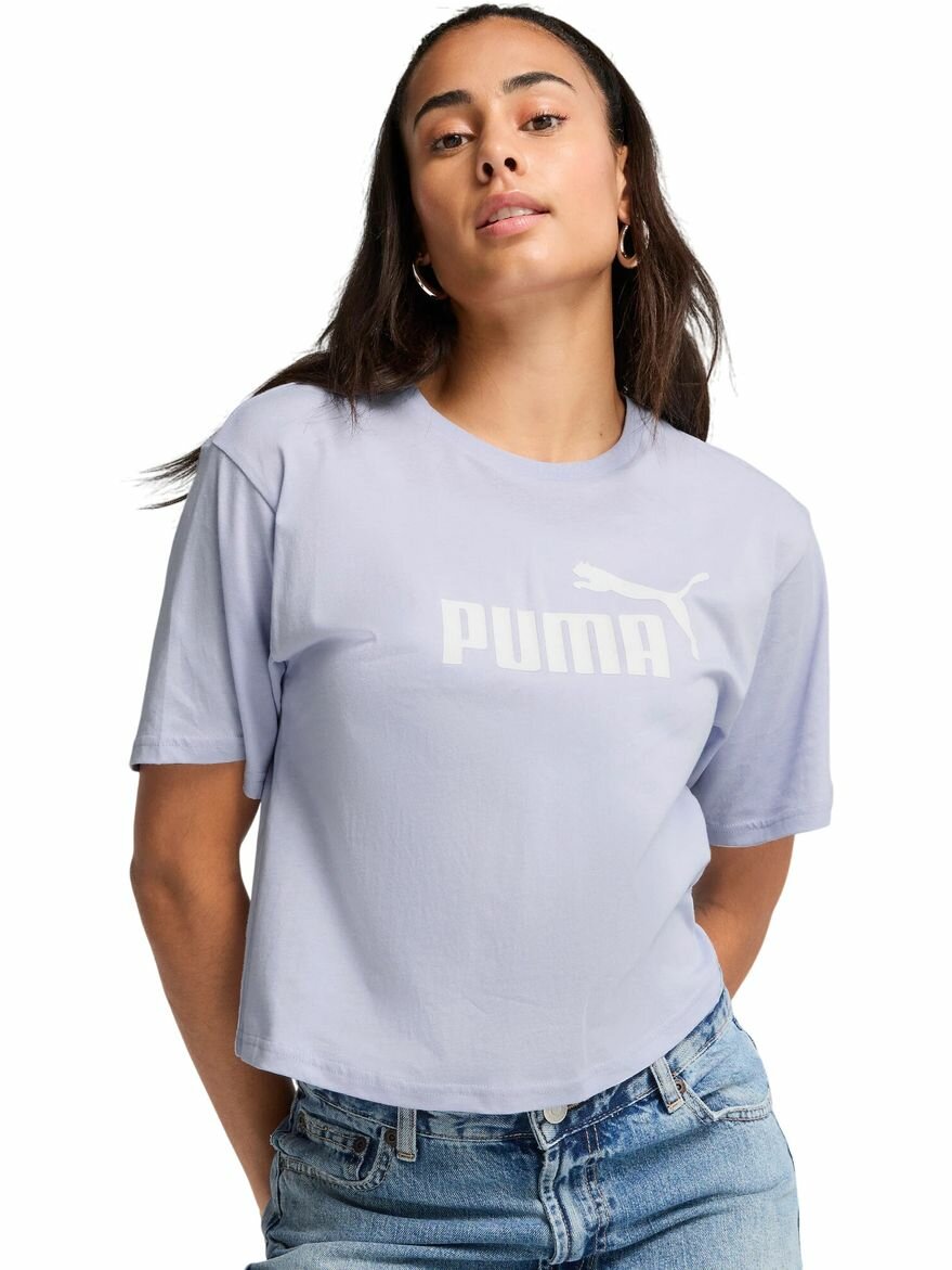 Футболка ESS Cropped No. 1 Logo Relaxed Tee