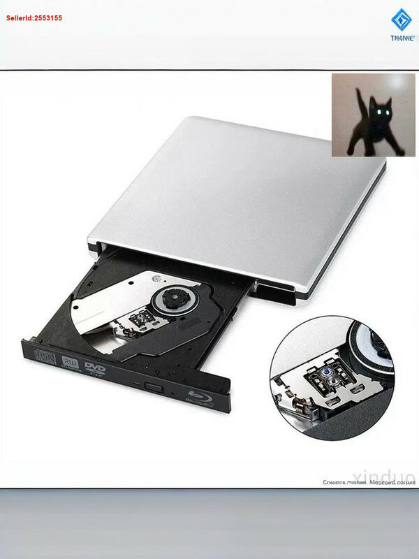 Blu-Ray рекордер USB3.0 Type C 3D тонкий привод DVD-плеер