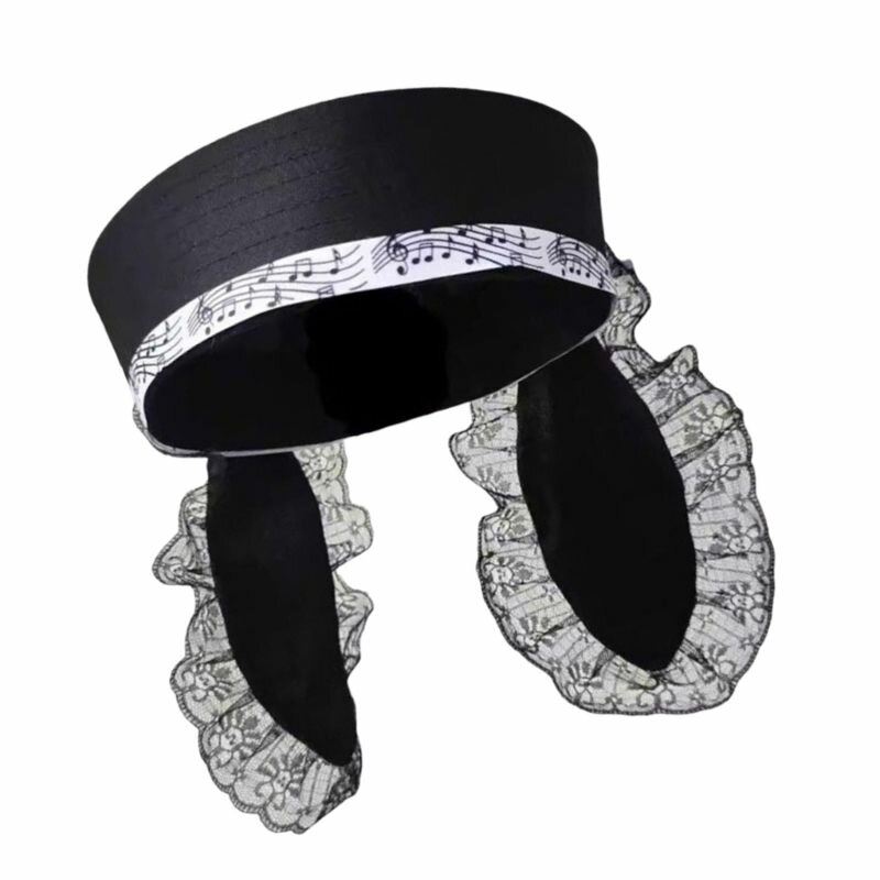 Кружевные заячьи ушки обратите внимание на матросскую шляпу