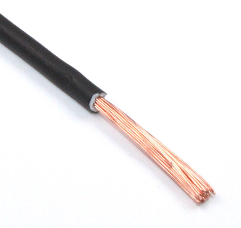 Провод ПВ-3 1,5 кв. мм чёрный (ПуГВнг(A)-LS)