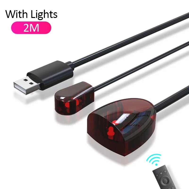 Turbo Memory ИК-удлинитель для ТВ приставок и DVD With Lights 2m
