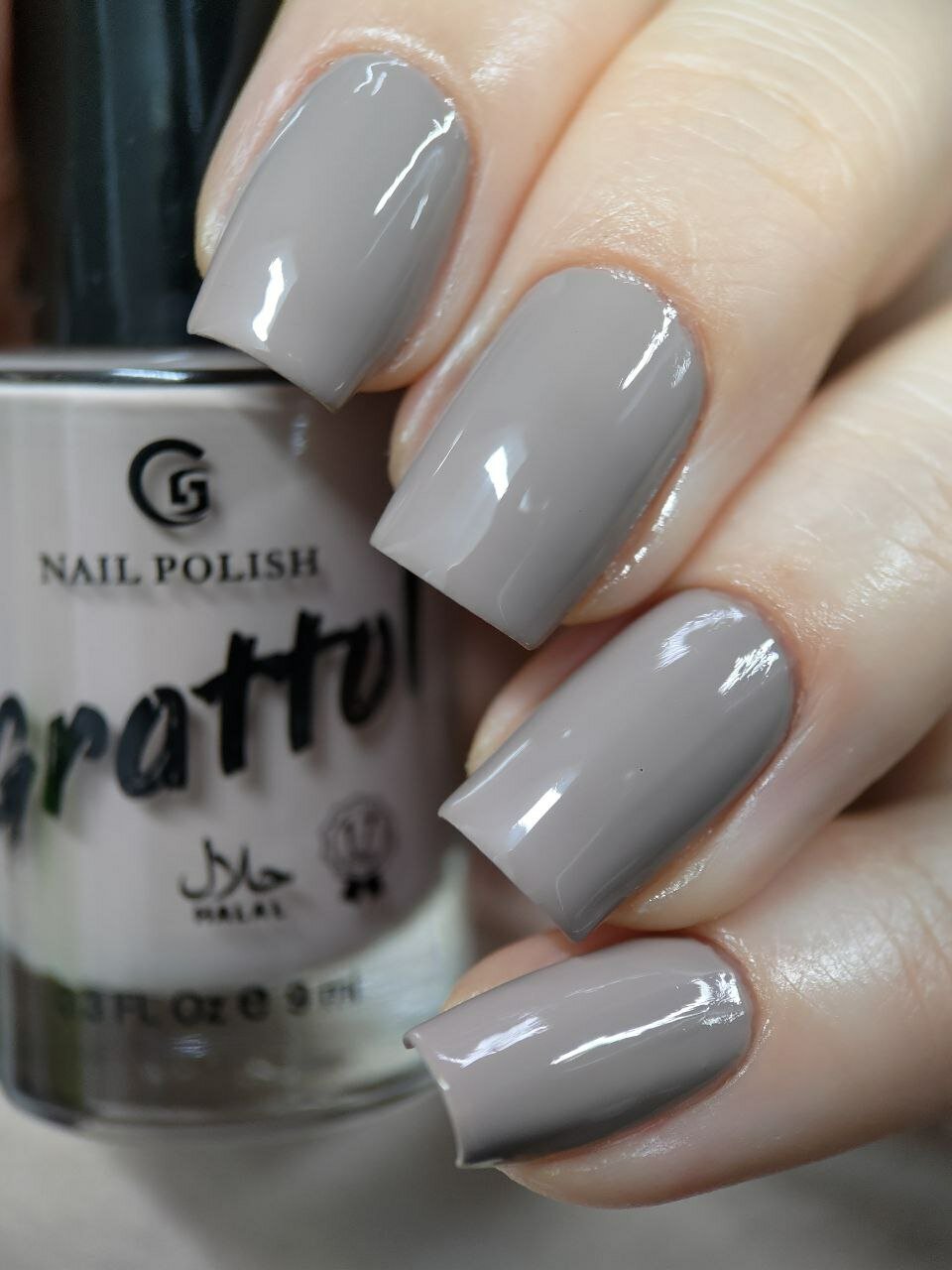 Лак для ногтей без лампы - Grattol Color Nail Polish Latte, 9 мл