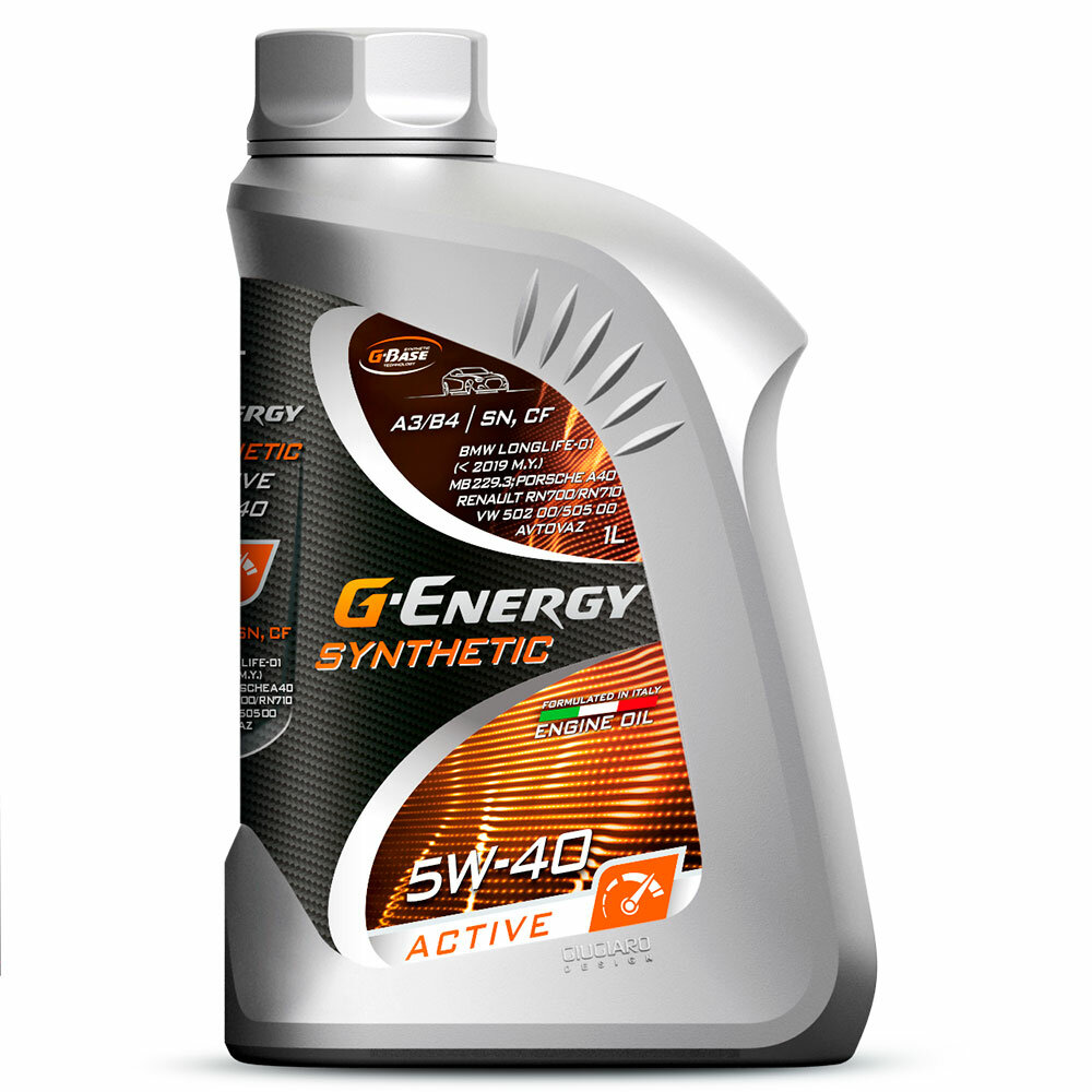 Моторное масло G-Energy Synthetic Active 5W-40 (1л.) (253142409) GPN-5W40-A-1L