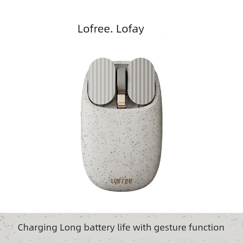 Мышь Lofree Rose, беспроводная Bluetooth, двойной режим, игровой, киберспортивный ноутбук для девочек, милый мультфильм