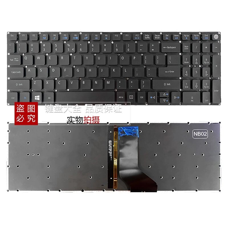 Подходит для клавиатуры Acer E5-573 V5-591G F5-572G 573G V3-574 VN7-592G T5000 Совершенно новая применимая модель с