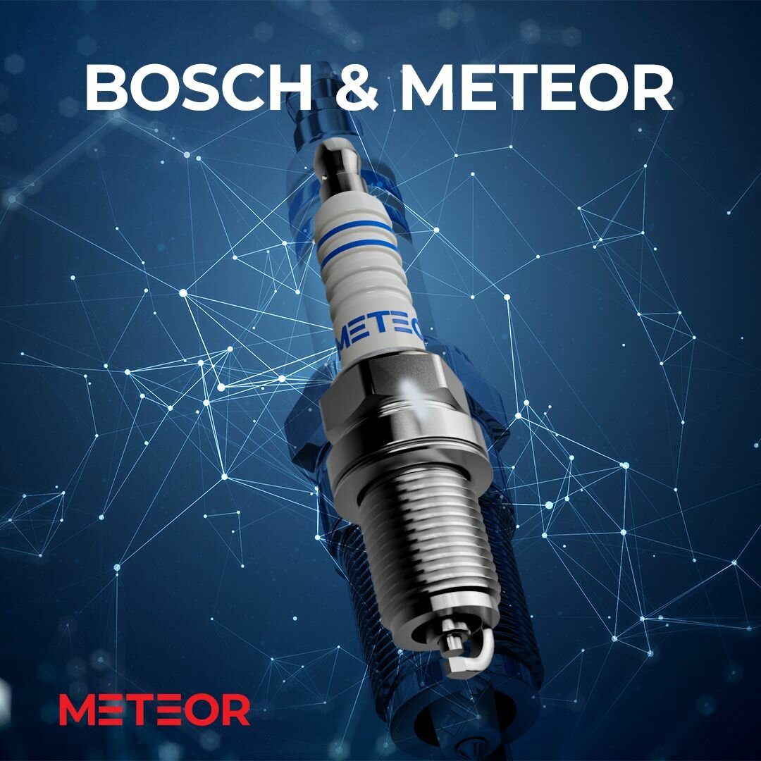Свеча Зажигания SA208 METEOR (BOSCH) blue line (FR7DC+/0242235666) на AUDI BMW BRILLIANCE CHERY CHEVROLET FIAT FORD GAZ GEELY GREAT WALL HONDA HYUNDAI IRAN KHODRO (IKCO) JAGUAR JEEP KIA (1шт)
