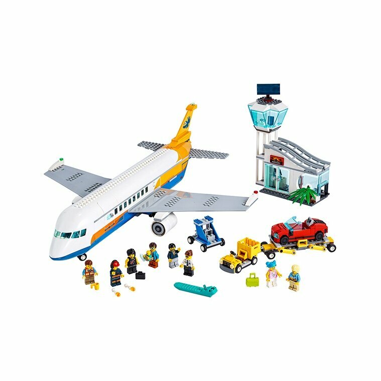 LEGO City Collection Пассажирский самолет Конструктор 601 1000 шт. 60262