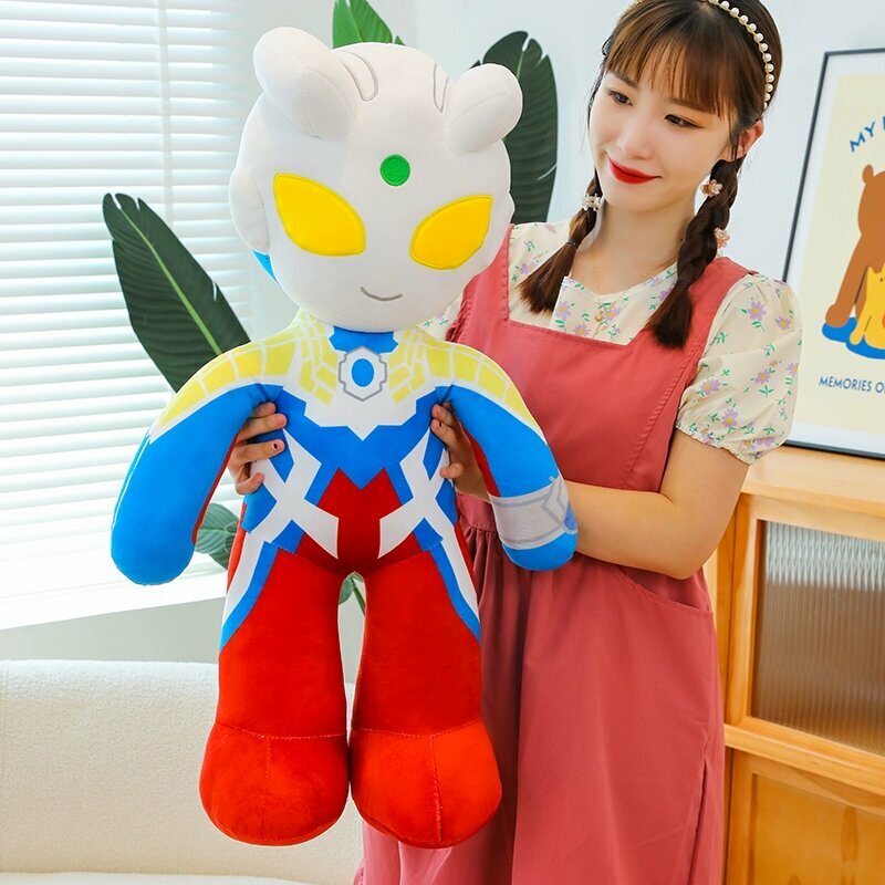 Плюшевая игрушка Ультрамен, кукла Тига, кукла Зеро, подушка для сна, кукла из ткани, подарок на день рождения для