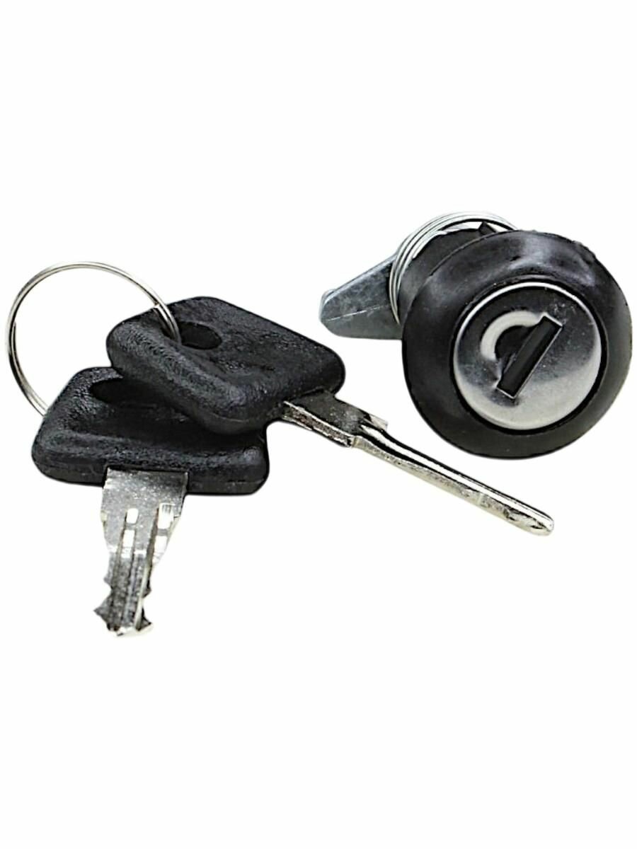 Личинки замка двери Газель Бизнес,1 личинка, 2 ключа (черн)
