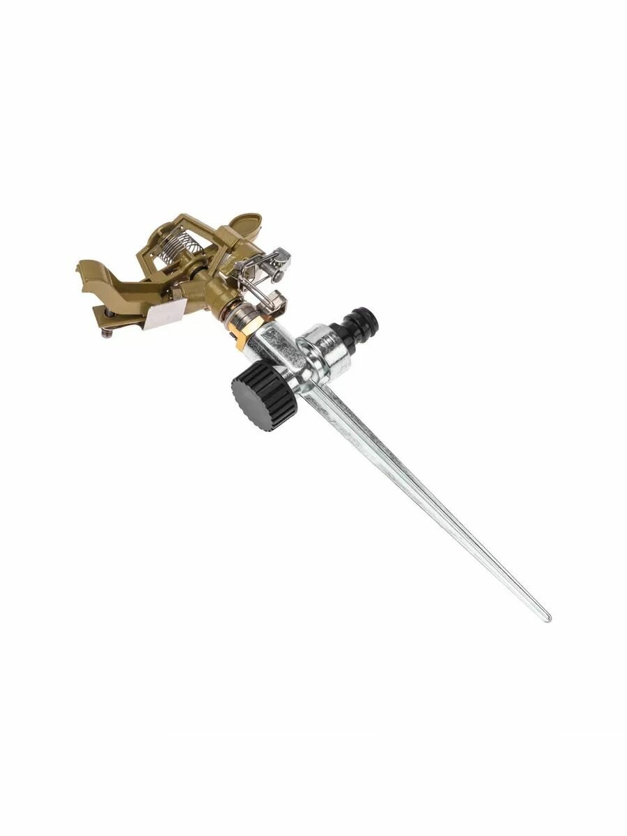 Разбрызгиватель латунный импульсный с регулировкой угла горизонта распыления до 26м код. 62-0255 четыре сезона ( 1шт. )